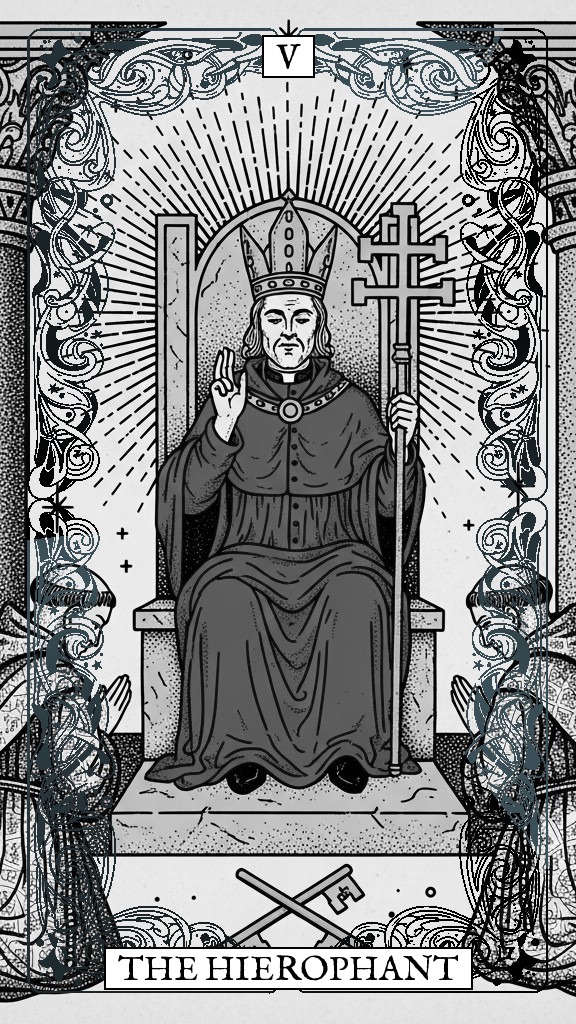 El Hierofante — Significado de la Carta del Tarot